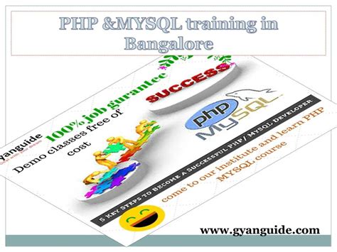 Ppt Php Mysql Training Institute In Bangalore Powerpoint Presentation