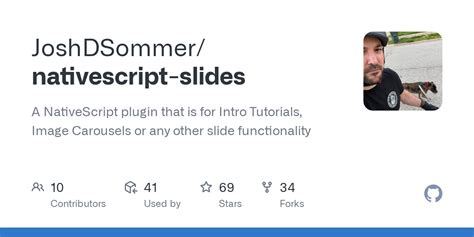 Github Joshdsommernativescript Slides A Nativescript Plugin That Is