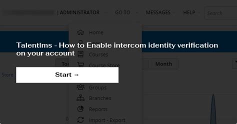 Talentlms How To Enable Intercom Identity Verification On Your Account