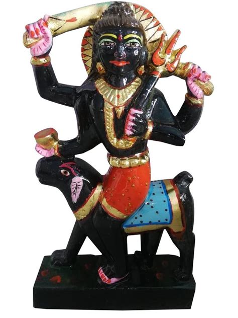 Black Marble Bhairo Baba Statue For Hometemple At ₹ 20000feet In Alwar