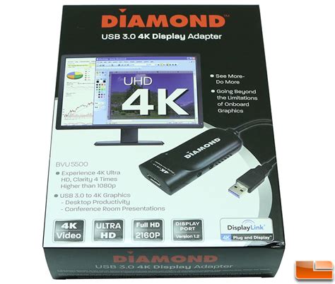 Diamond USB 3 0 To 4K DisplayPort Video Adapter Review Legit Reviews