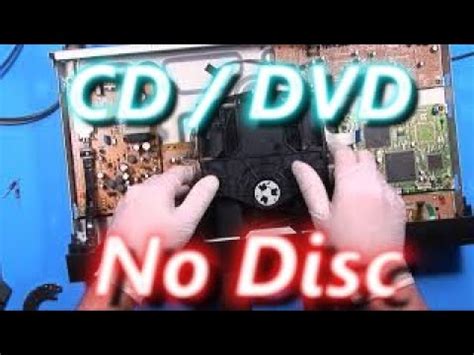 Fixing A Sony Dvd Cd Player No Disc Error Youtube