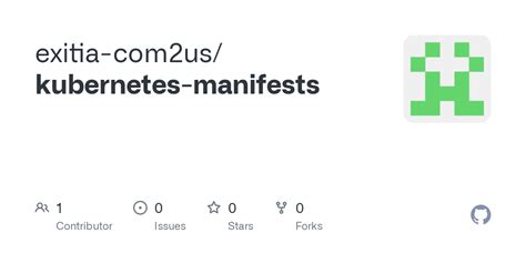 github exitia com2us kubernetes manifests