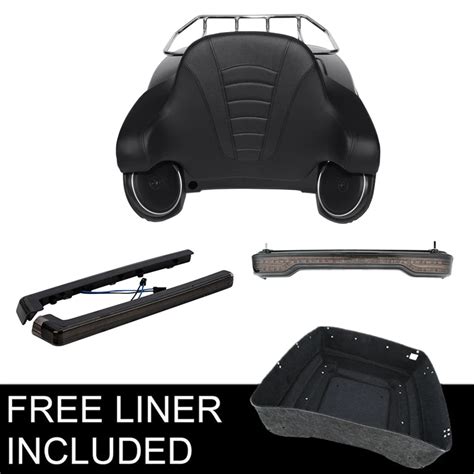 오토바이 킹 팩 트렁크 Led 조명 스피커 할리 투어 팩 로드 킹 스트리트 글라이드 로드 글라이드 2014 2023 Aliexpress