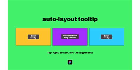 Auto Layout Tooltip Figma