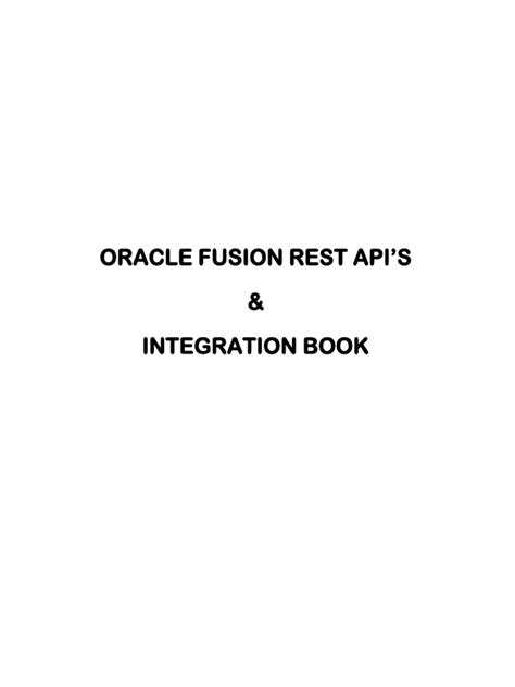 Sample Oracle Fusion Web Services Book Sample Pdf Web Service World Wide Web