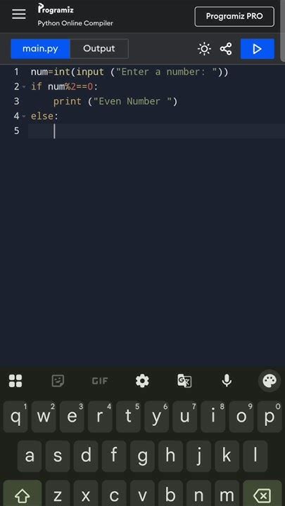 Python Program To Check Even Or Odd Number Simple Python Code For