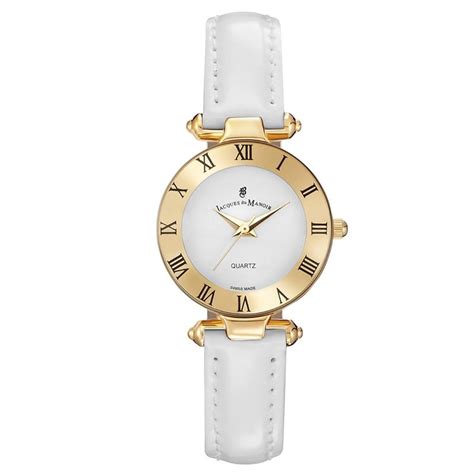 Buy Jacques Du Manior Coupole Classic Swiss Made Analogue White Round
