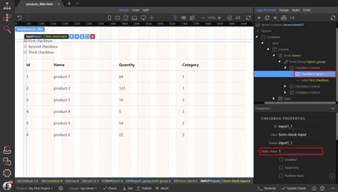 Wappler Documentation Filtering Database Query With Multiple Checkboxes