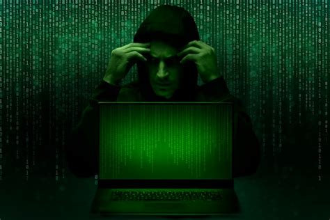 Premium Photo Matrix Hacker Background