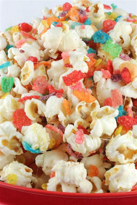 Fruity Pebbles Popcorn - Two Sisters