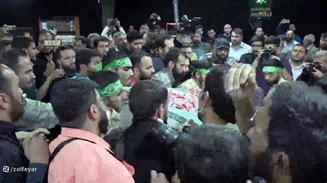 وداع با پیکر شهید مهدی اکبر پور روشن