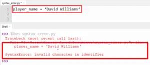 SyntaxError Invalid Character In Python Its Linux FOSS