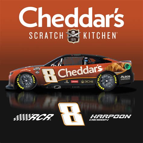 2023 Kyle Busch Cheddars Camaro By Brantley Roden Trading Paints