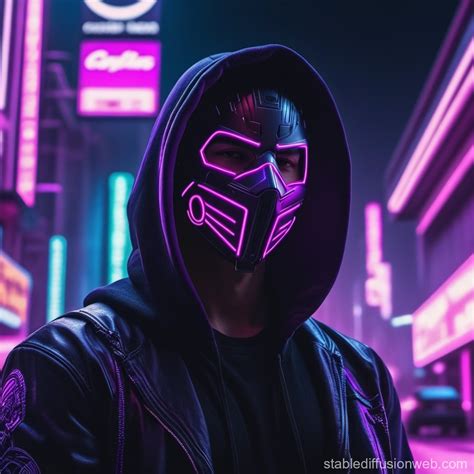 Hooded Figure In Hacker Mask Stable Diffusion Online Hooded Figure In Hacker Mask Stable Diffusion Online