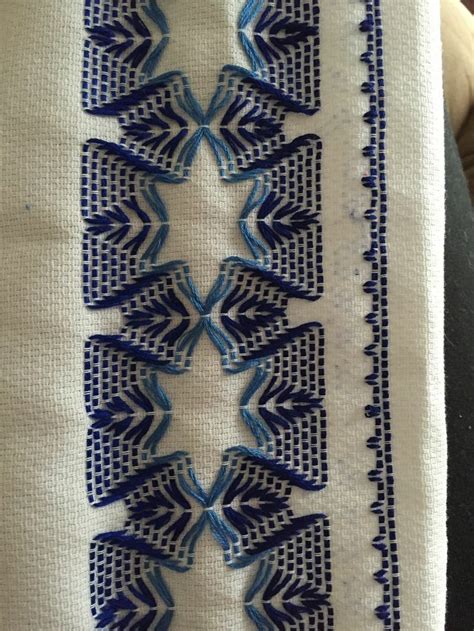 Antique And Unique Crocheting Hand Knitted Borderline Design Ideas Swedish Weaving Swedish