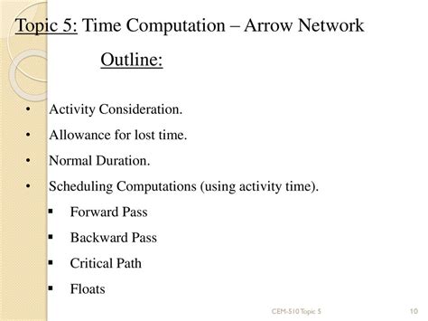 cem 510 construction planning and scheduling dr almohawis ppt download