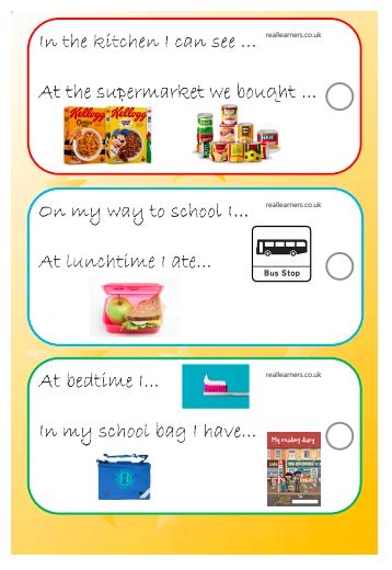 Key Vocabulary Memory Game REAL Learners