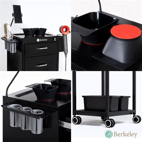 Glider Pro Metal Trolley With 2 Magnetic Bowls Cbs Beauty Supply