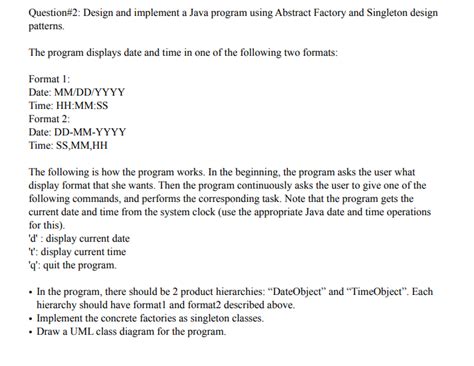 Solved Question 2 Design And Implement A Java Program Using Chegg Com