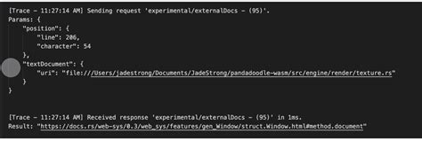 Rust Web Sys 的补全,lsp Mode 和 Vscode 的同一个请求的返回结果不一样,是为啥?【已解决】 Emacs Rust Web Sys 的补全,lsp Mode 和 Vscode 的同一个请求的返回结果不一样,是为啥?【已解决】 Emacs