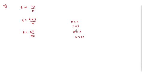 SOLVED T Is Proportional To The Product Of X And Y And Inversely Proportional To R If X 2 Y
