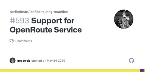 Support For OpenRoute Service Issue Perliedman Leaflet Routing Machine GitHub