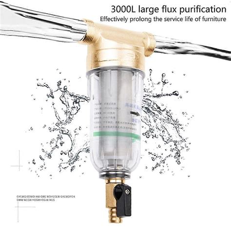 Water Filter Prefilter Remove Sediments Rust Sand 40 Micron Filtration Water Filter Prefilter Remove Sediments Rust Sand 40 Micron Filtration