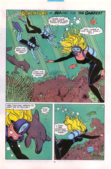 Extraordinary World Of Animeunderwater Barbie Fashion Comics