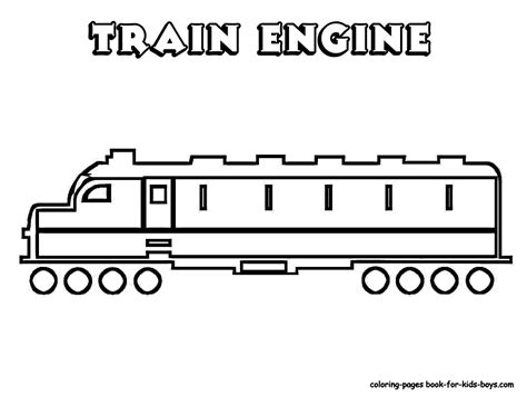 Train Car Coloring Page