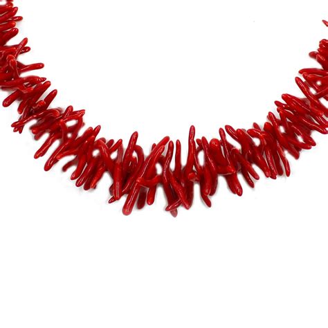 Bijoux En Corail Rouge Véritable De Méditerranée
