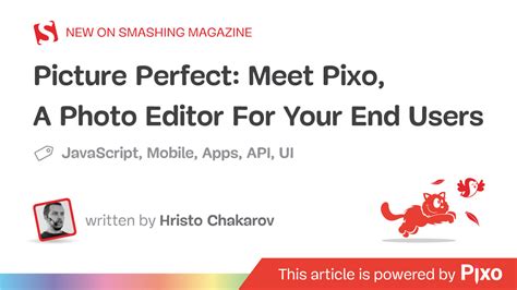 picture perfect meet pixo a photo editor for your end users