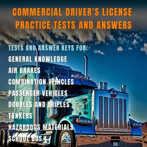 Cdl Test Questions Etsy