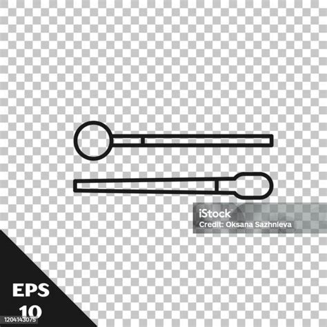 검은 선 드럼 은 투명 한 배경에 격리 아이콘 스틱 악기 벡터 일러스트레이션 노래에 대한 스톡 벡터 아트 및 기타 이미지
