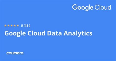 Google Cloud Data Analytics Professional Certificate Coursera