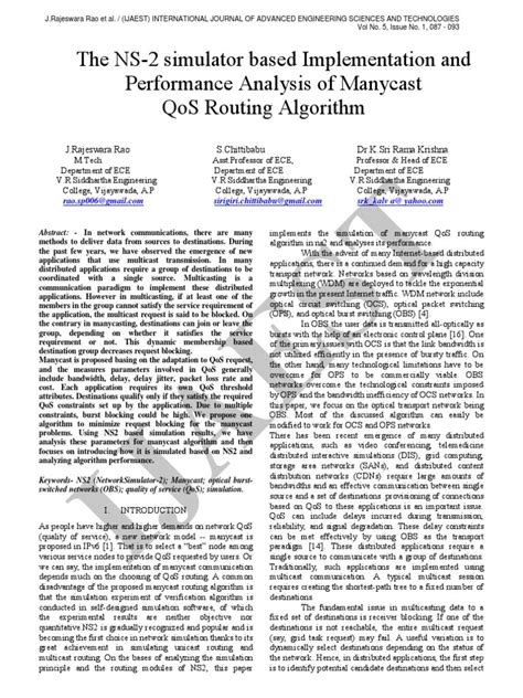 12ijaest Vol No 5 Issue No 1 The Ns 2 Simulator Based Implementation