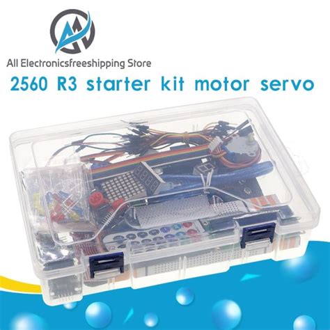 Mega 2560 R3 Starter Kit Motor Servo Rfid Ultrasonic Ranging Relay Lcd