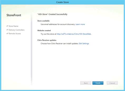 citrix xendesktop 7 5 configuring storefront