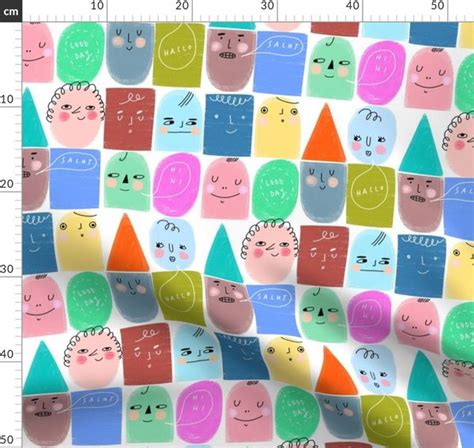 Hello Shapes Spoonflower