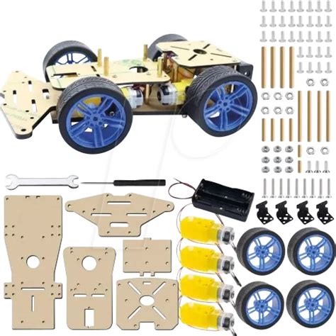 CAR ADA Car Chassis Robot Kit For Raspberry Pi And Arduino At Reichelt Elektronik