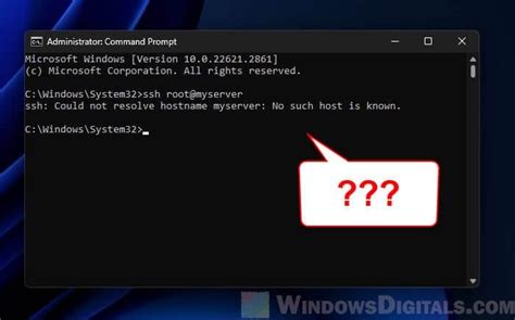 Ssh Could Not Resolve Hostname No Such Host Is Known Rwindows10howto