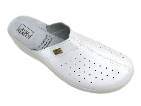 Klapki damskie medyczne INBLU Easy Street białe Sklep ulubioneobuwie pl