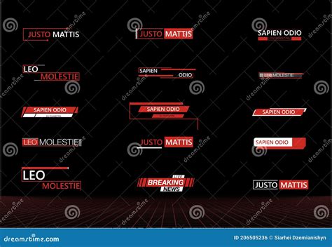 Callouts Texts Titles Title Call Out Labels Callout Marketing Boxes Lower Third Bars Business