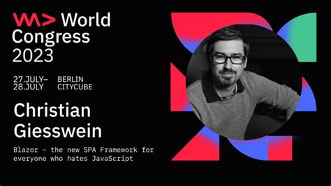 Christian Giesswein Blazor The New Spa Framework For Everyone Who