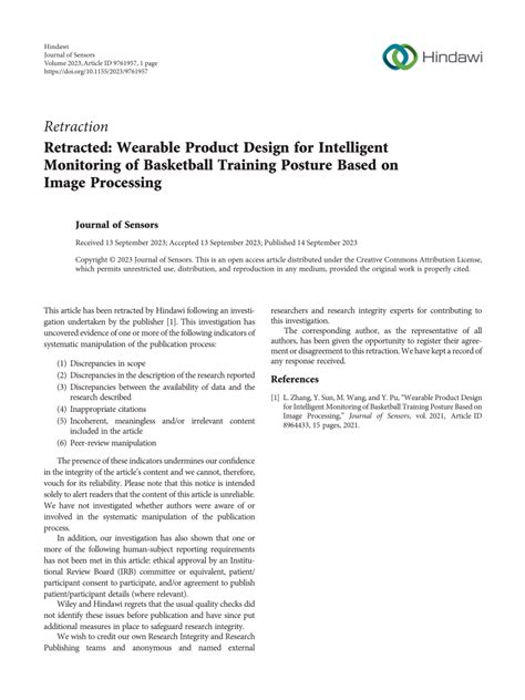 Pdf Retracted Wearable Product Design For Intelligent Monitoring Of