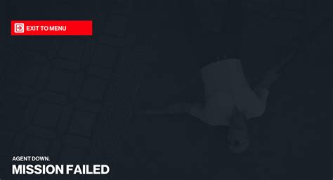 The Mission Failed Menu For Elusive Targets Only Has The Exit To