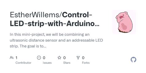 Github Estherwillems Control Led Strip With Arduino Ultrasonic Sensor