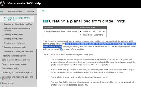 Creating A Planar Pad From Grade Limits But Planar Pads Without