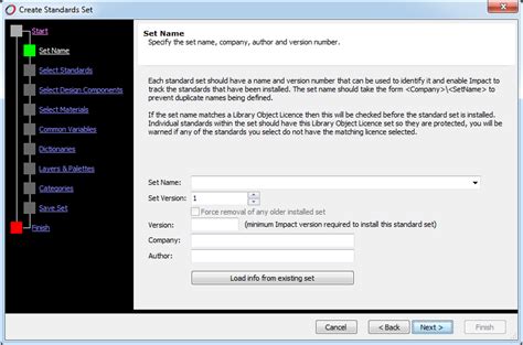 Create Set Wizard Arden Software Support Hub