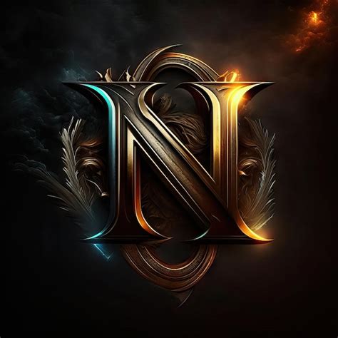 Premium Ai Image Letter N Logo
